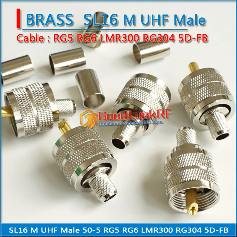 Connector-Socket-PL259-PL-259-SO239-SO-239-UHF-Male-Crimp-for-RG5-RG6 ...