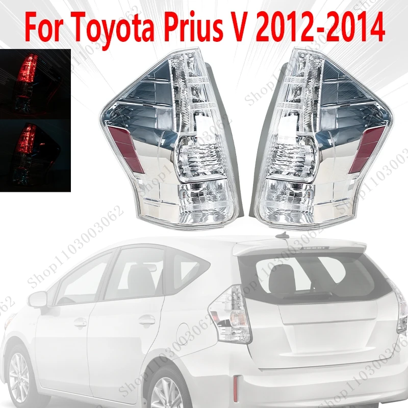 Tail Light For Toyota Prius V 2012 2013 2014 Auto Parts Rear Headlight ...