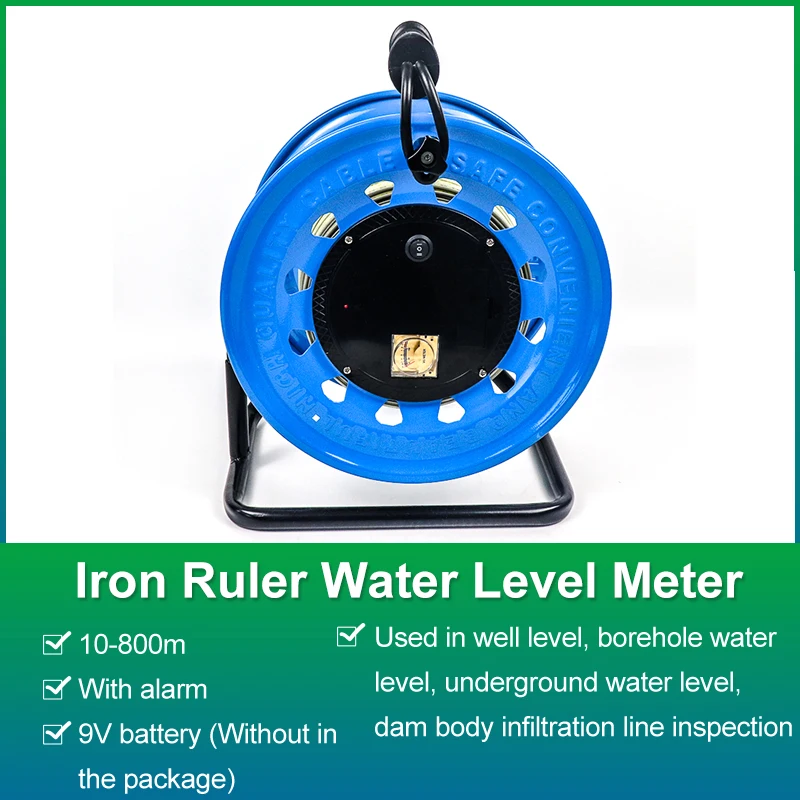 100m-On-Site-Mobile-Well-Water-Level-Transmitter-Steel-Ruler-Water ...