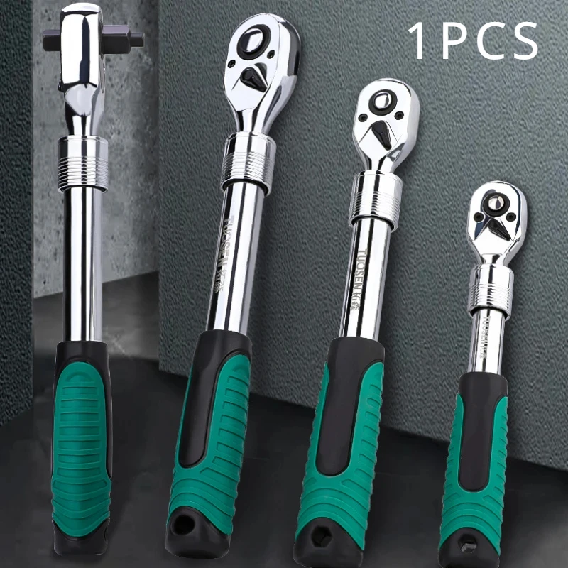 Telescopic-socket-ratchet-wrench-for-automotive-repair-adjustable-head ...