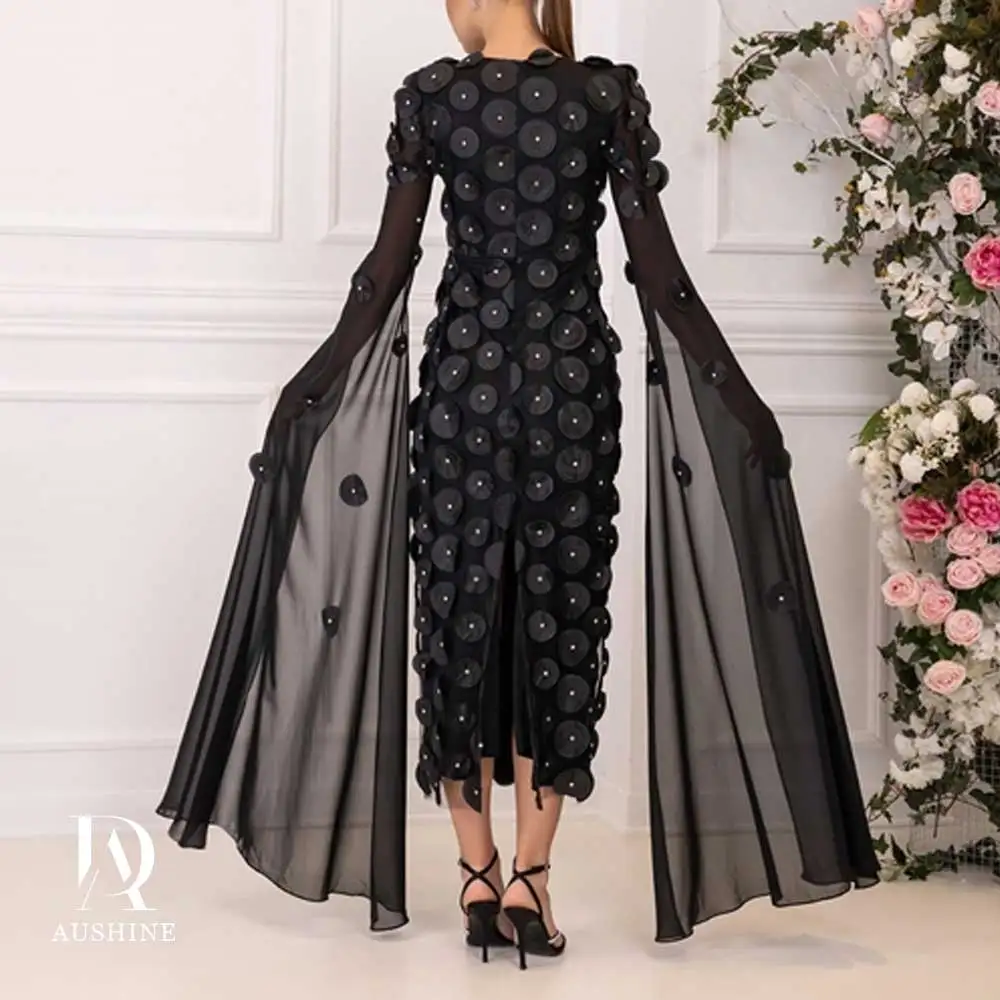 Aushine-Evening-Dress-Floor-Length-Luxury-Birthday-Full-Sleeves-Summer-Elegant-Wedding-Party ...