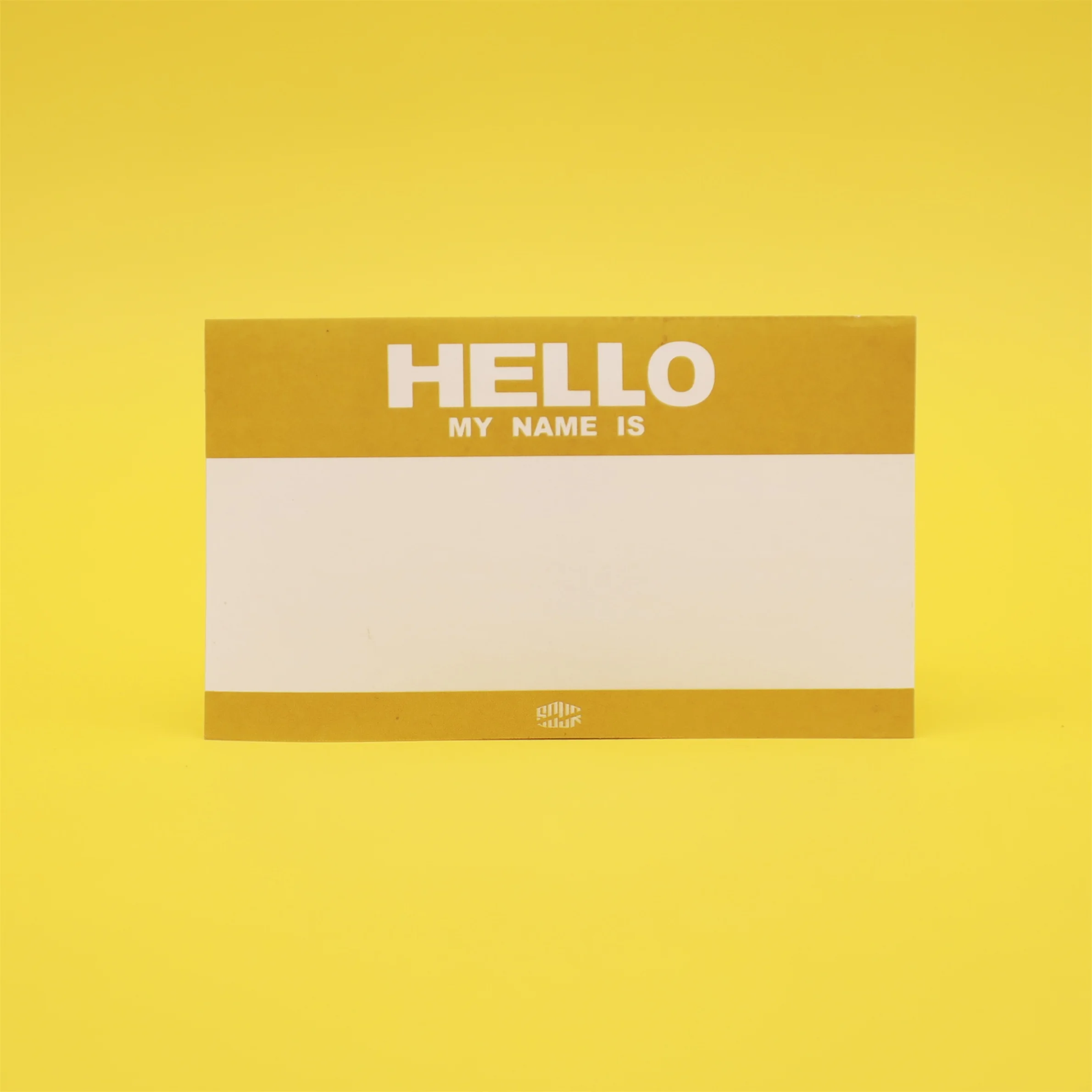 Hello My Name Is Yellow