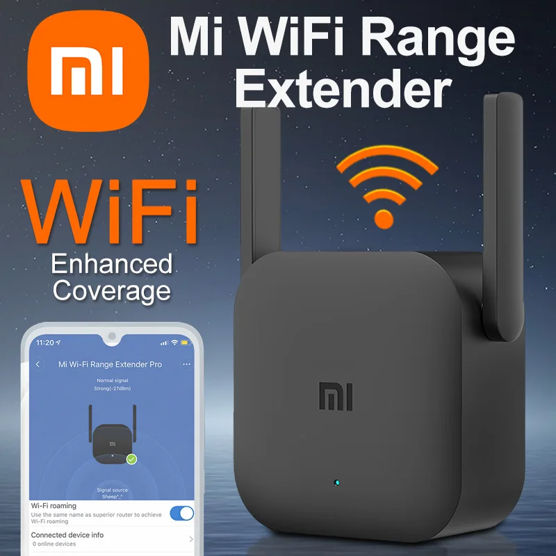 Xiaomi-repetidor de red Mi WiFi Pro 300M 2,4G, amplificador, enrutador ...