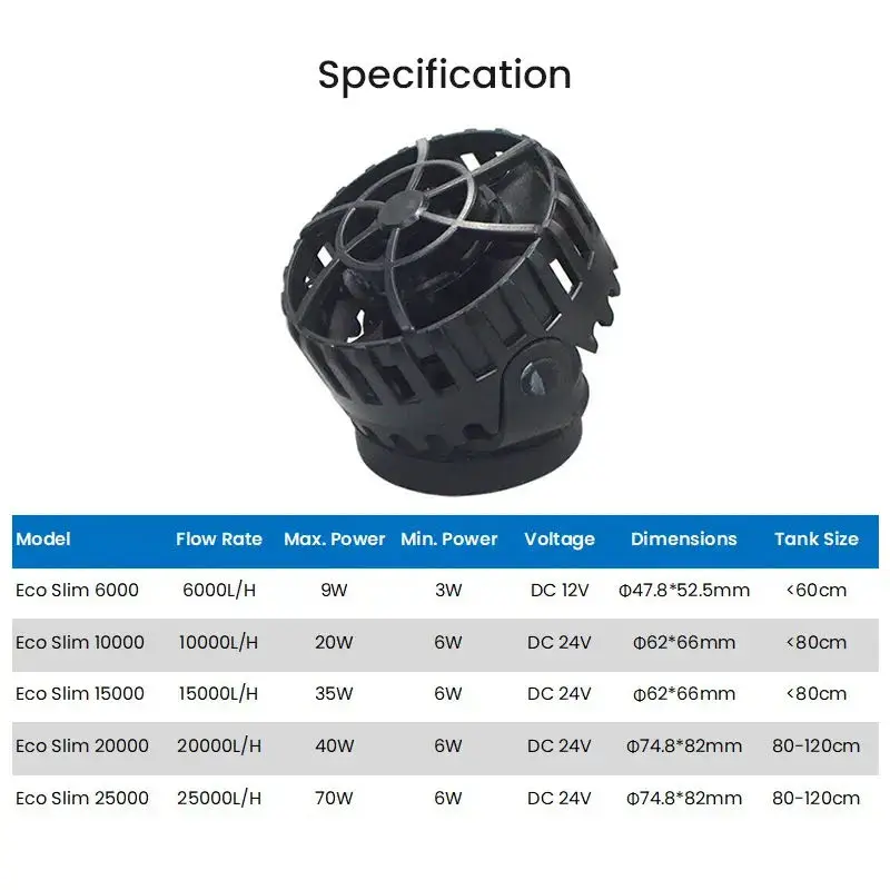 ZKSJ-Quiet-12V-Wave-Maker-Seawater-Saltwater-Marine-Coral-Reef-Nano ...