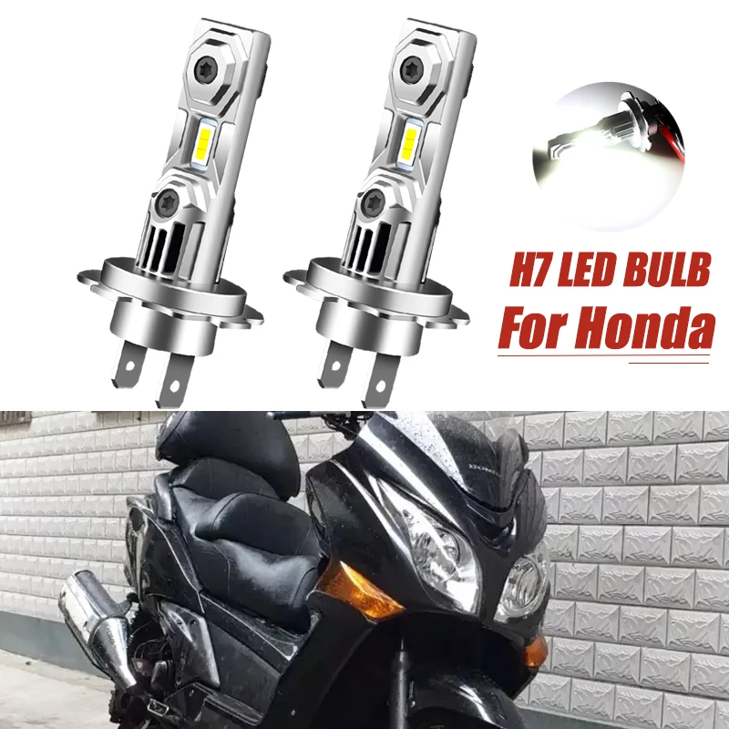 1PCS Motorcycle 60W White 12000lm H7 LED Headlight Bulbs For Honda ...