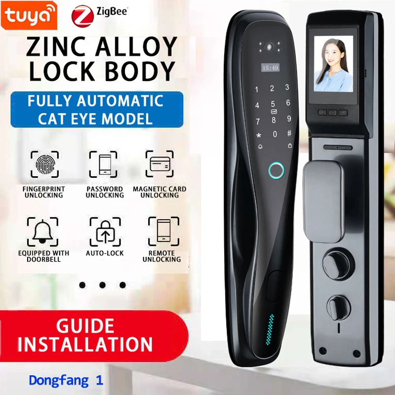Tuya-Intelligent-Door-Lock-With-Unlock-Digital-Fingerprint-Temporary ...