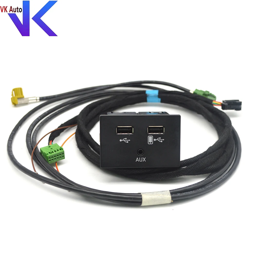 For-A6-C7-A7-4G-AMI-MUSIC-INTERFACE-MODULE-AUX-USB-Socket-Harness-Cable ...