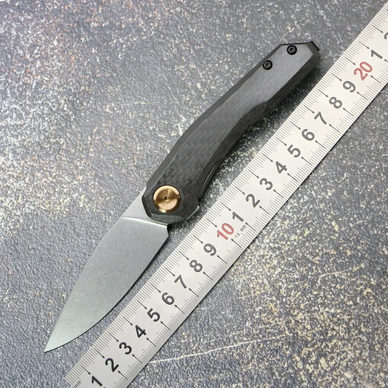 0545-Klappmesser-Mark-Magnacut-Klinge-Kohle-faser-Titan-Griff-im-Freien ...