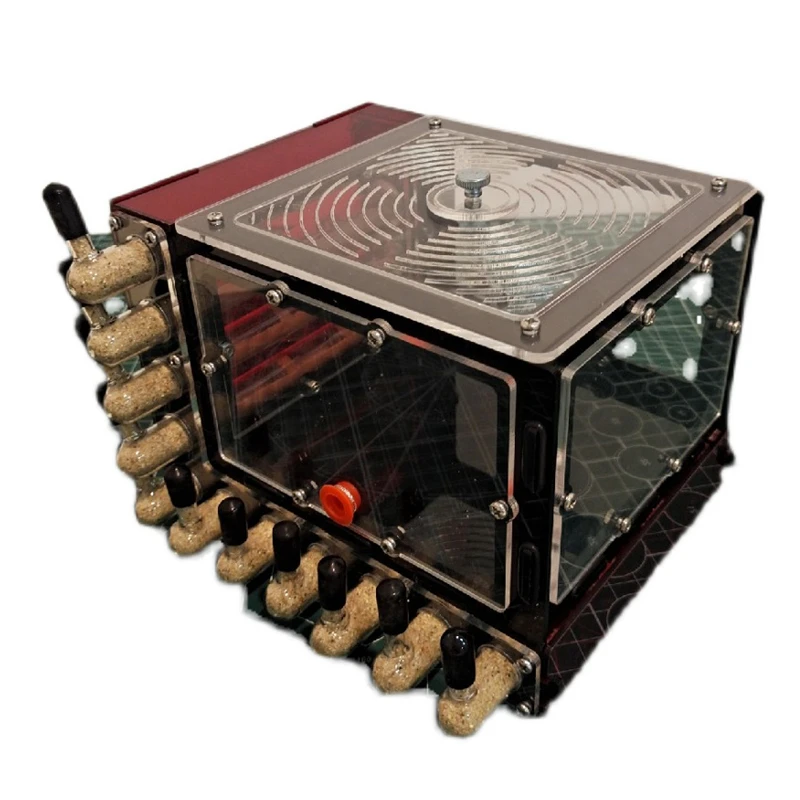 New Ant Black Castle Ants Farm with 11 pcs Bamboo Test Tube Acrylic ...