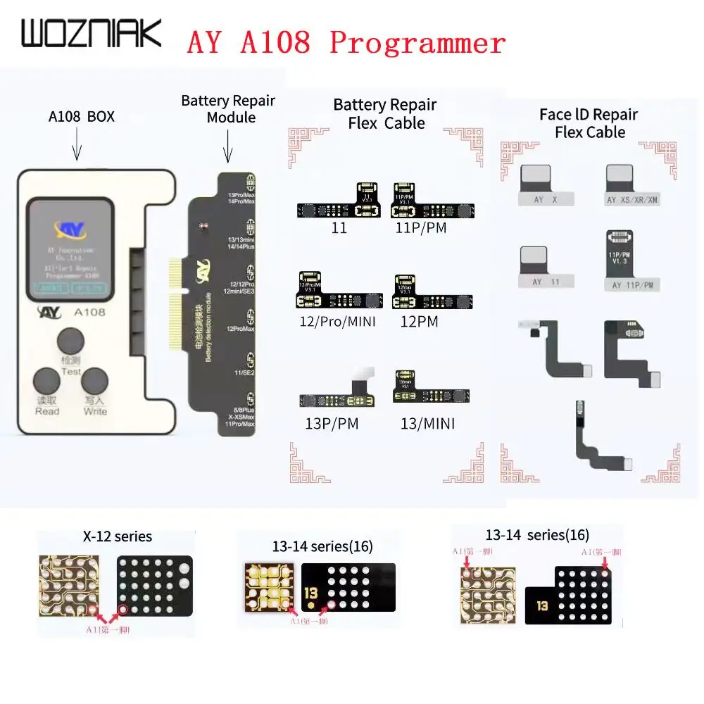 Cable-de-matriz-de-puntos-AY-A108-proyector-de-puntos-Flex-para-IPhone ...