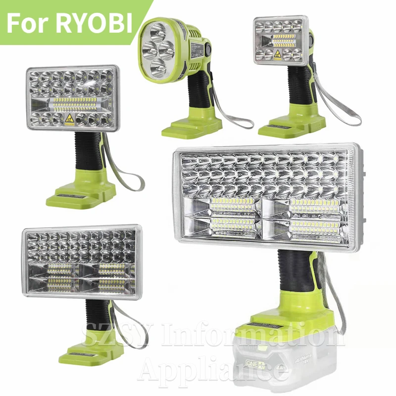 Cordless-3-5-8-9-inch-LED-Tool-Light-For-RYOBI-18V-Lithium-Nickel-One ...