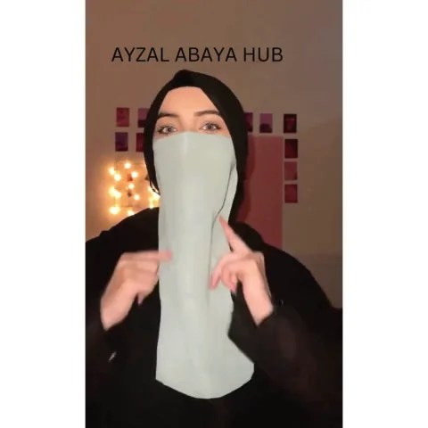 Niqab patti - Chiffon Georgette Niqab Patti Sets - Nose Niqab Patti For Girls - Niqab patti ...