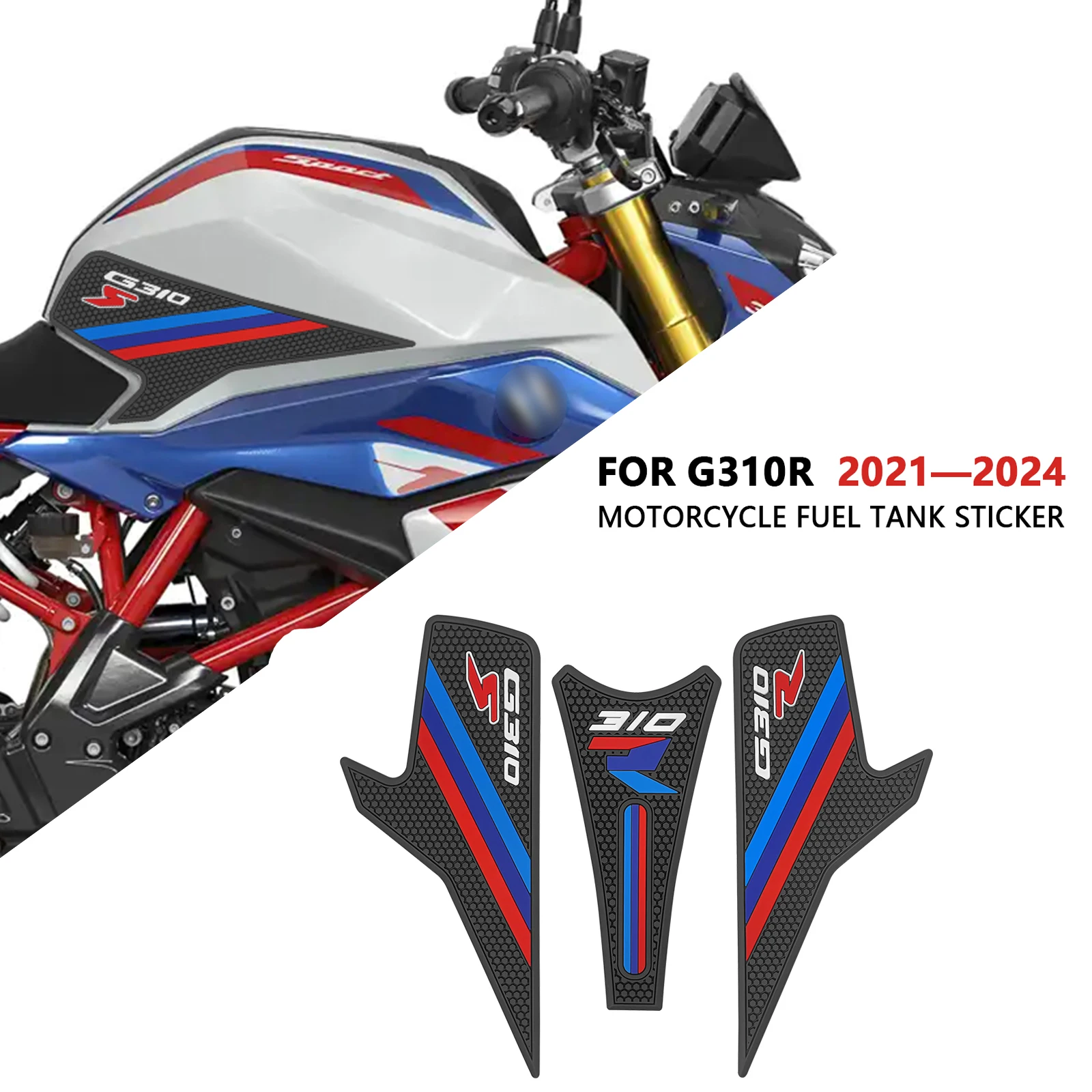 For G310R 2024 G 310 R 2021-2024 Motorcycle fuel tank pad protector ...