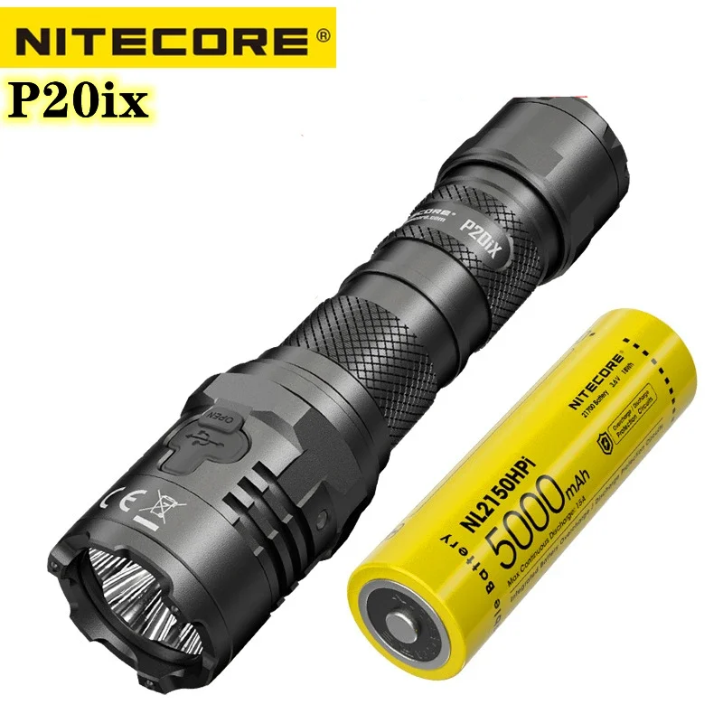 NITECORE-P20iX-Tactical-LED-Flashlight-CREE-XP-L2-4000LM-USB-C ...