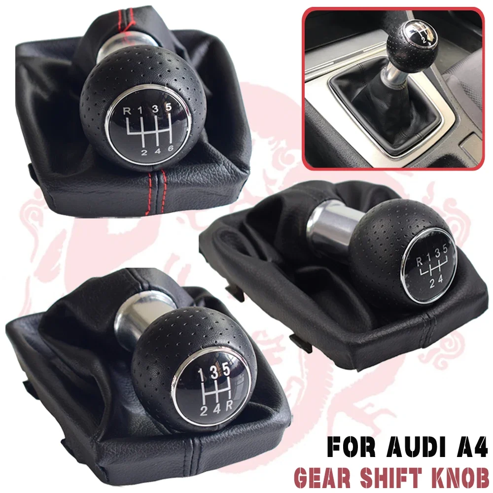 Fit For Audi A4 B6 2000-2008 Manual 5 6 Speed Car Gear Shift Shifter ...