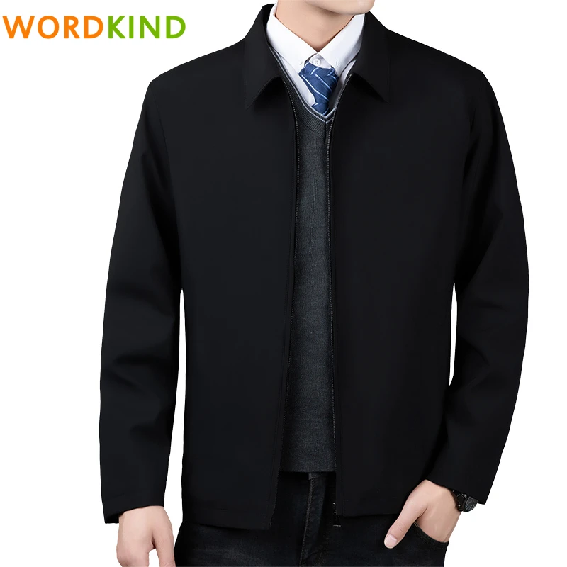 Brand Business Casual Jacket Men's Coats New Spring Coat Casual Autumn ...