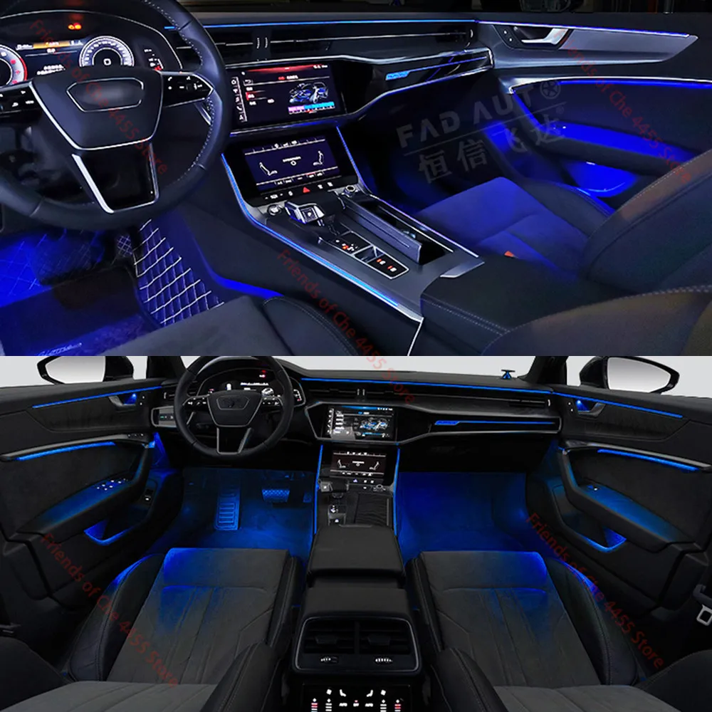 MMI Control LED Interior Atmosphere Lamp For Audi A6 A7 C8 2019-2022 ...