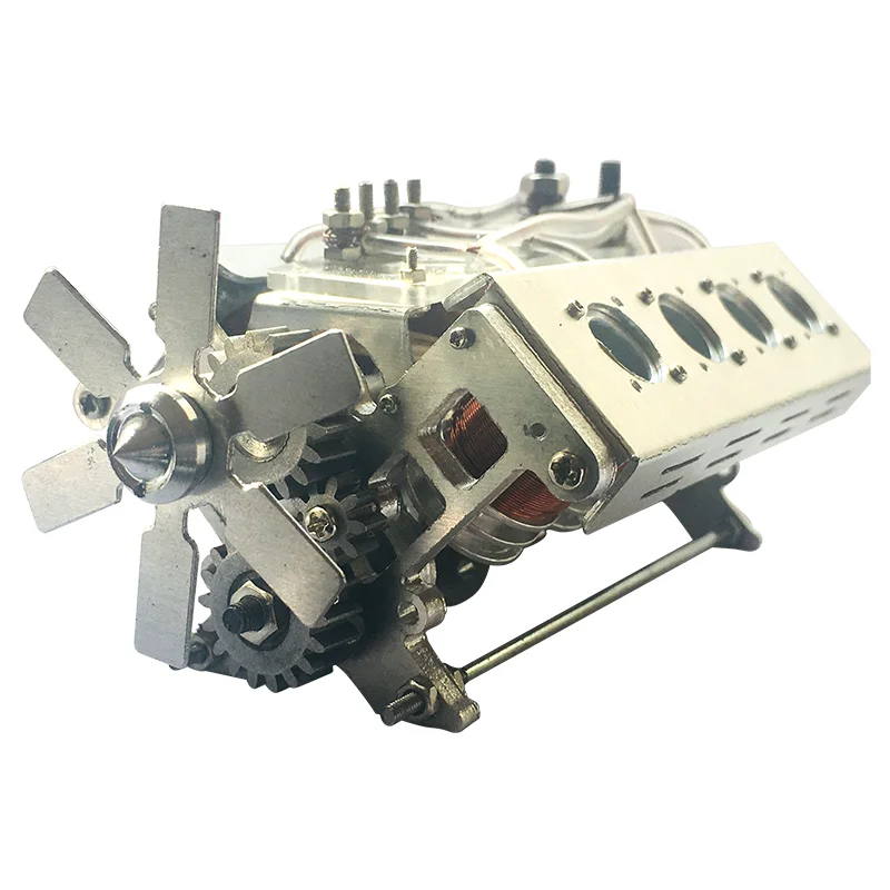 V8-Engine-Model-Can-Start-The-Electromagnetic-Power-All-metal-RC ...