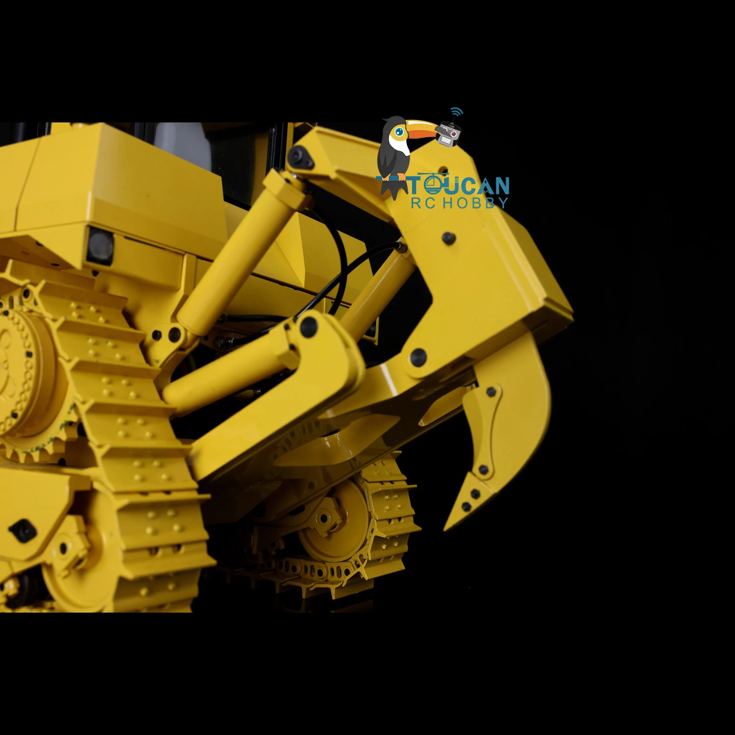 Metal 1/14 RC Hydraulic Bulldozer DXR2 Remote Control Dozer With New ...