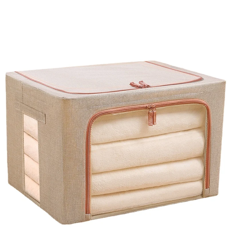 Cotton-and-Linen-Clothes-Storage-Box-Fabric-Clothes-Moving-Finishing ...