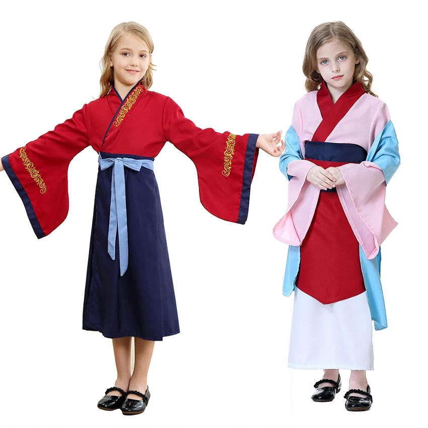 Mulan Cosplay Dress For Girls Mushu Dragon Cosplay Mulan Costume Kids ...