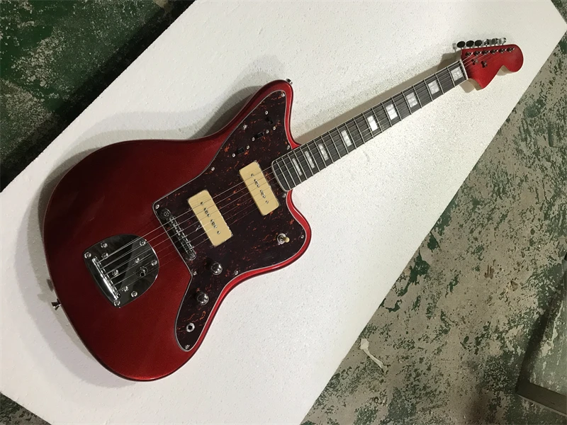 Factory Custom Red body Electric Guitar with Rosewood Fretboard,Red ...