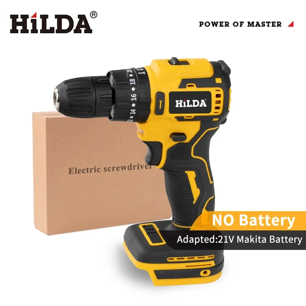 HILDA-21V-Cordless-Drill-Electric-Screwdriver-Mini-Wireless-Power-Tools ...