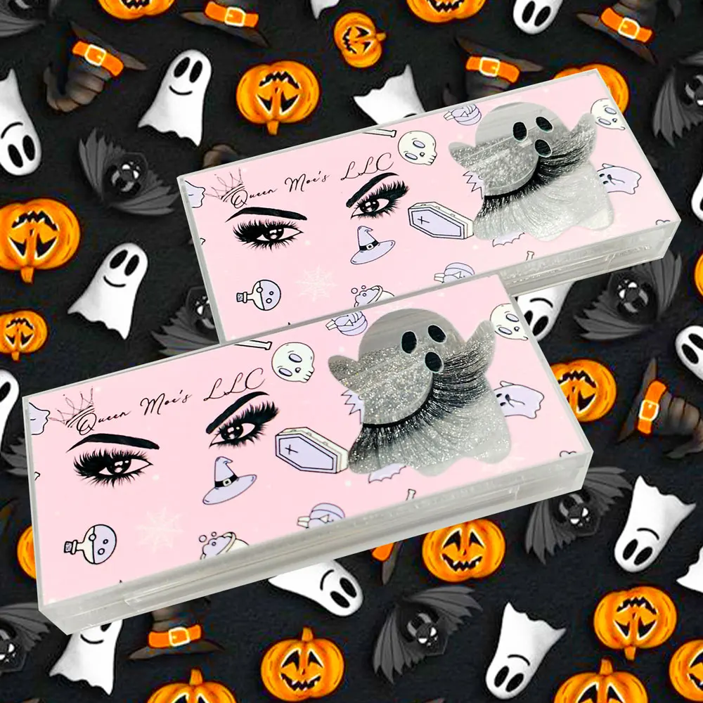Custom-Natural-Eyelashes-Halloween-Package-Box-Skull-Ghost-Candy ...