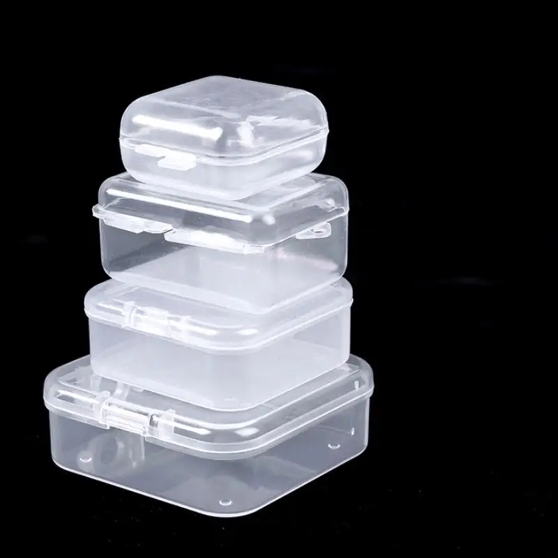 Square-Mini-Storage-Box-Transparent-Square-Plastic-Box-Earrings-Jewelry ...