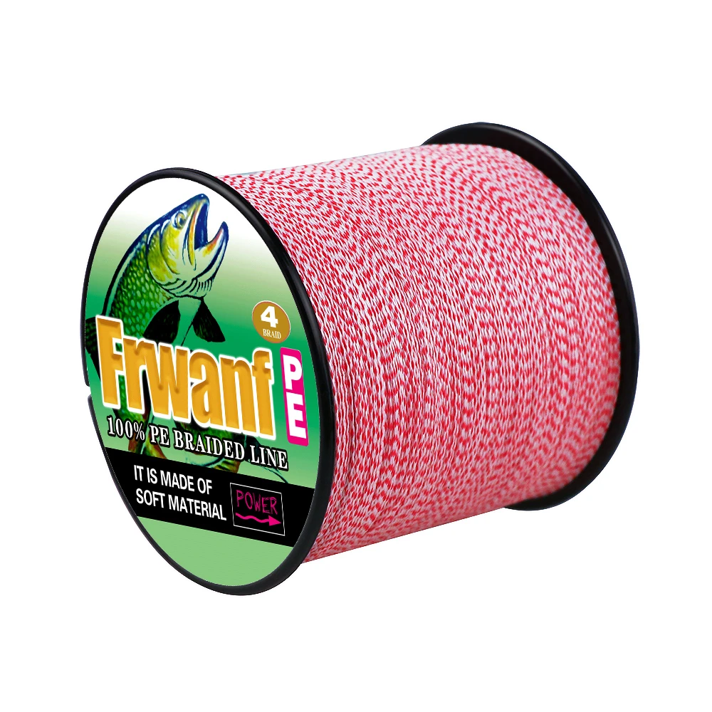4 Strands Braided Fishing Line Multifilament 1000M 500M 300M pe fiber ...