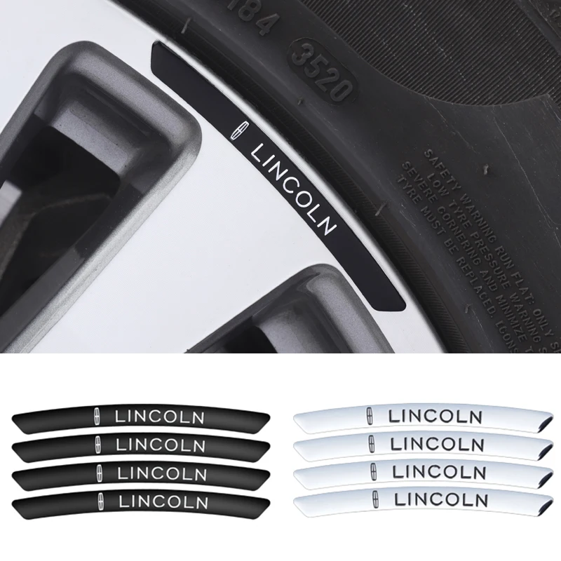4PCS-Car-Wheel-Rims-Badge-Emblem-Stickers-for-Lincoln-Logo-MK2 ...