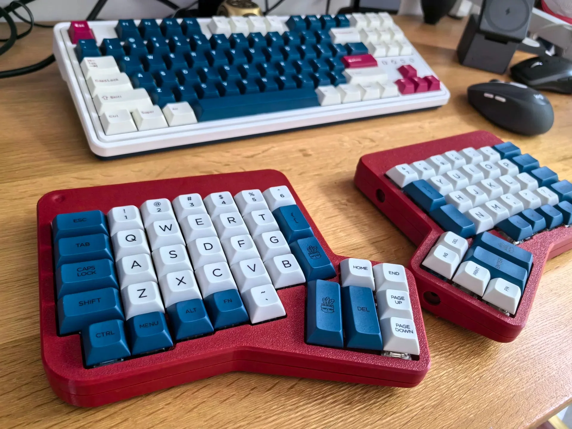 Ergodox-Split-Keyboard-Kit-Custom-Ergodone-Wireless-Single-Mode2-4G ...