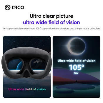 Global Version Pico 4 VR Headset All-In-One Virtual Reality Headset 3D ...