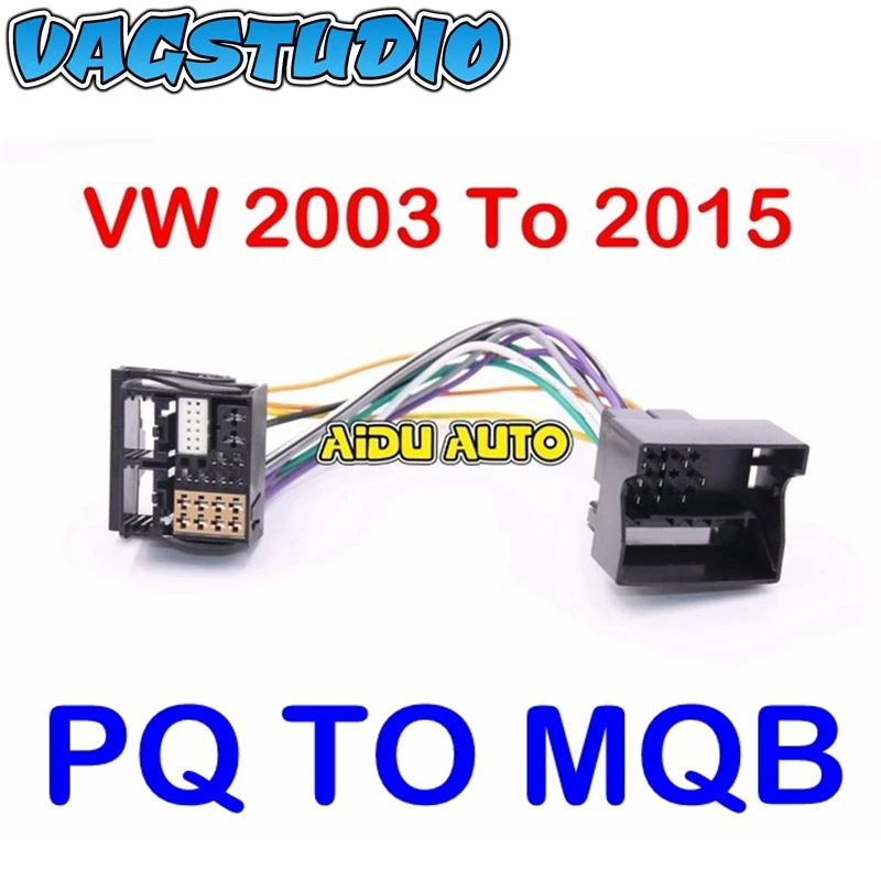 FOR VW MQB To PQ Install RCD330 PLUS MIB DIS PRO RADIO MIB std2 pq + PQ ...