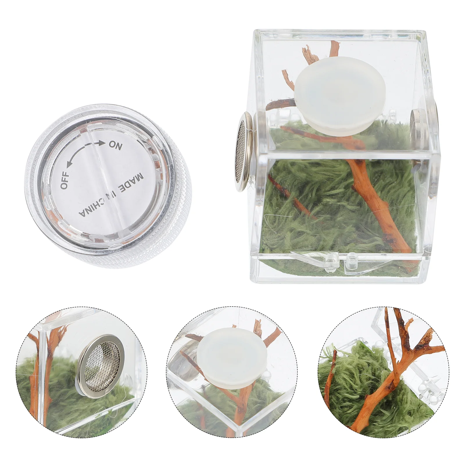 Jumping-Spider-Breeding-Box-Enclosure-with-Humidifier-Convenient ...