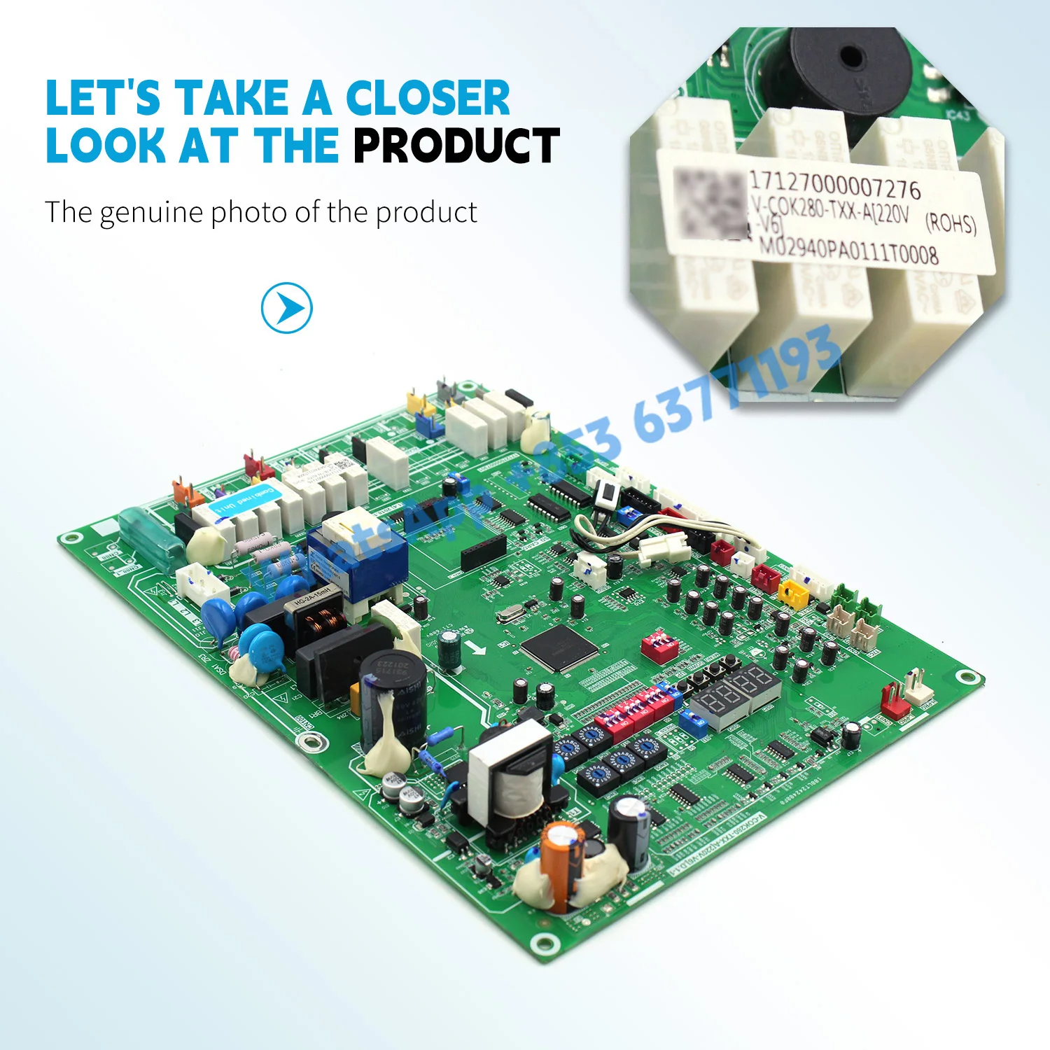 New 0utdoor Main Control Board Assembly 17127000007276 V-COK280-TXX-A ...