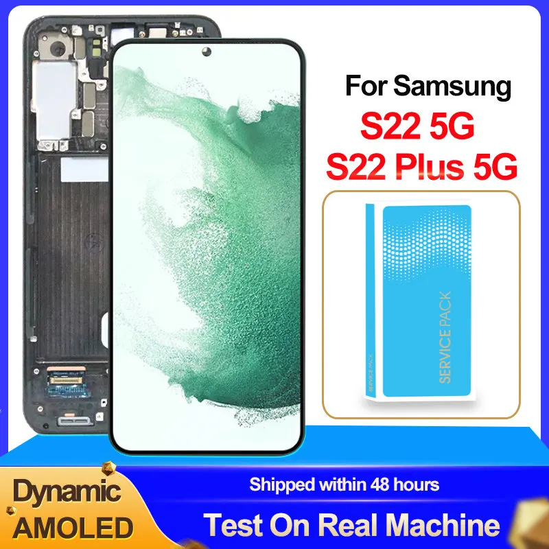 Dynamic-AMOLED-For-Samsung-S22-5G-Display-6-6-S22-5G-S22-Plus-5G-LCD ...