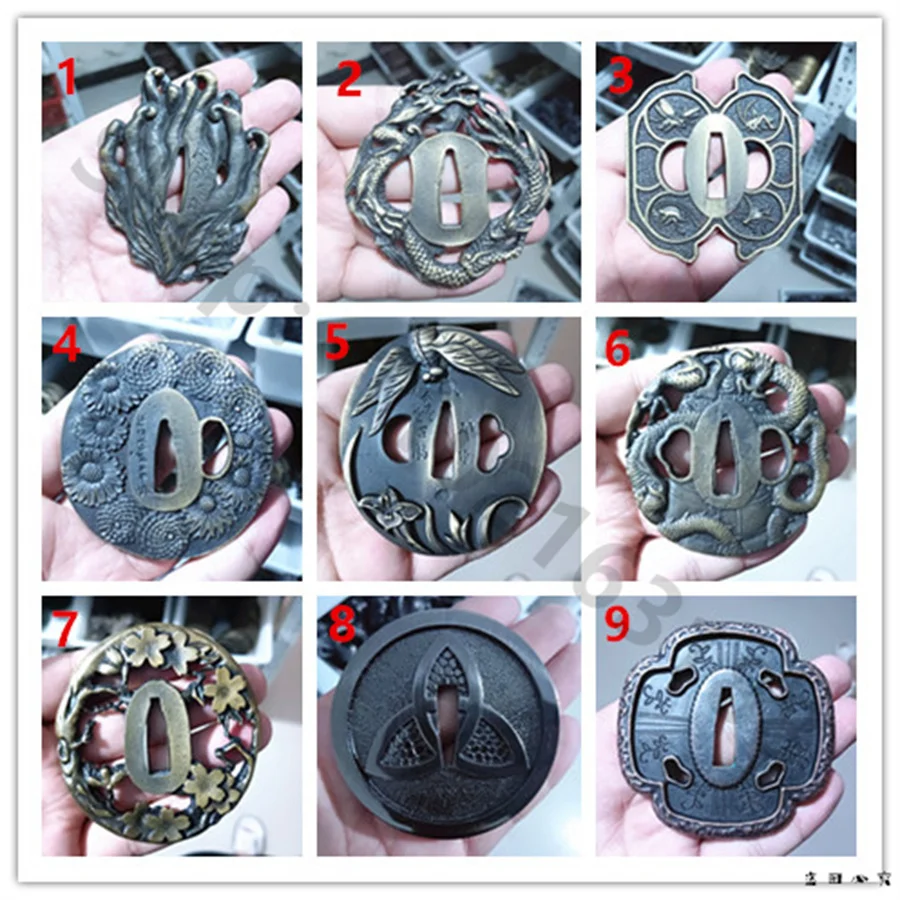 Very Nice Alloy Guard Tsuba Handguard For Real Japanese Japan Katana ...