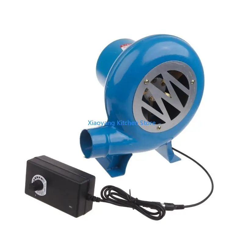 69HC 12V 15/30/60/80/100W Barbecue Fan Air Blower Grill Stove Cooking ...