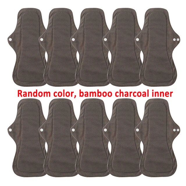 10PCS Large Size Heavy Flow Night Time Waterproof Cloth Menstrual ...