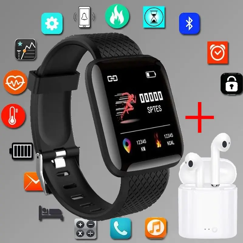 116Plus-Smart-Bracelet-Sports-Bracelet-Bracelet-Sports-Pedometer-Wireless-Bluetooth-Headsets ...