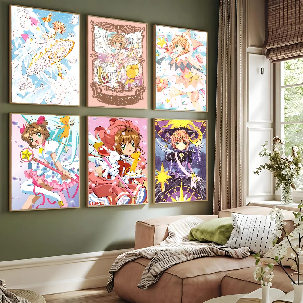 1PC-Anime-Card-Captor-s-Sakura-Poster-Self-adhesive-Art-Waterproof ...