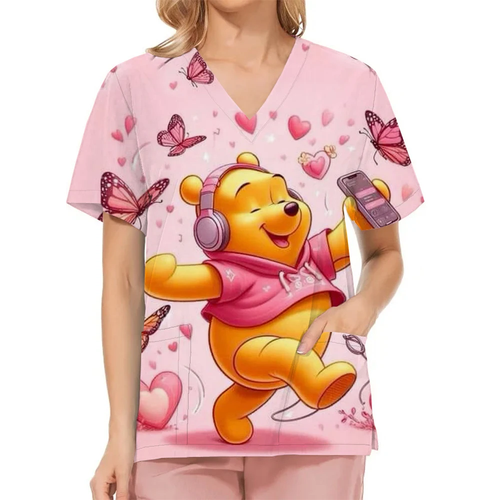 Nurse-Accessories-Scrubs-Women-Nurse-Uniform-Stretchy-Doctor-s-Disney ...