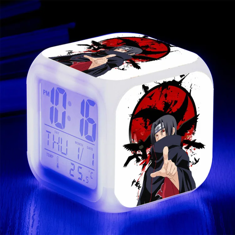 Naruto-anime-figura-piscando-led-despertador-colorido-toque-luz-sasuke ...