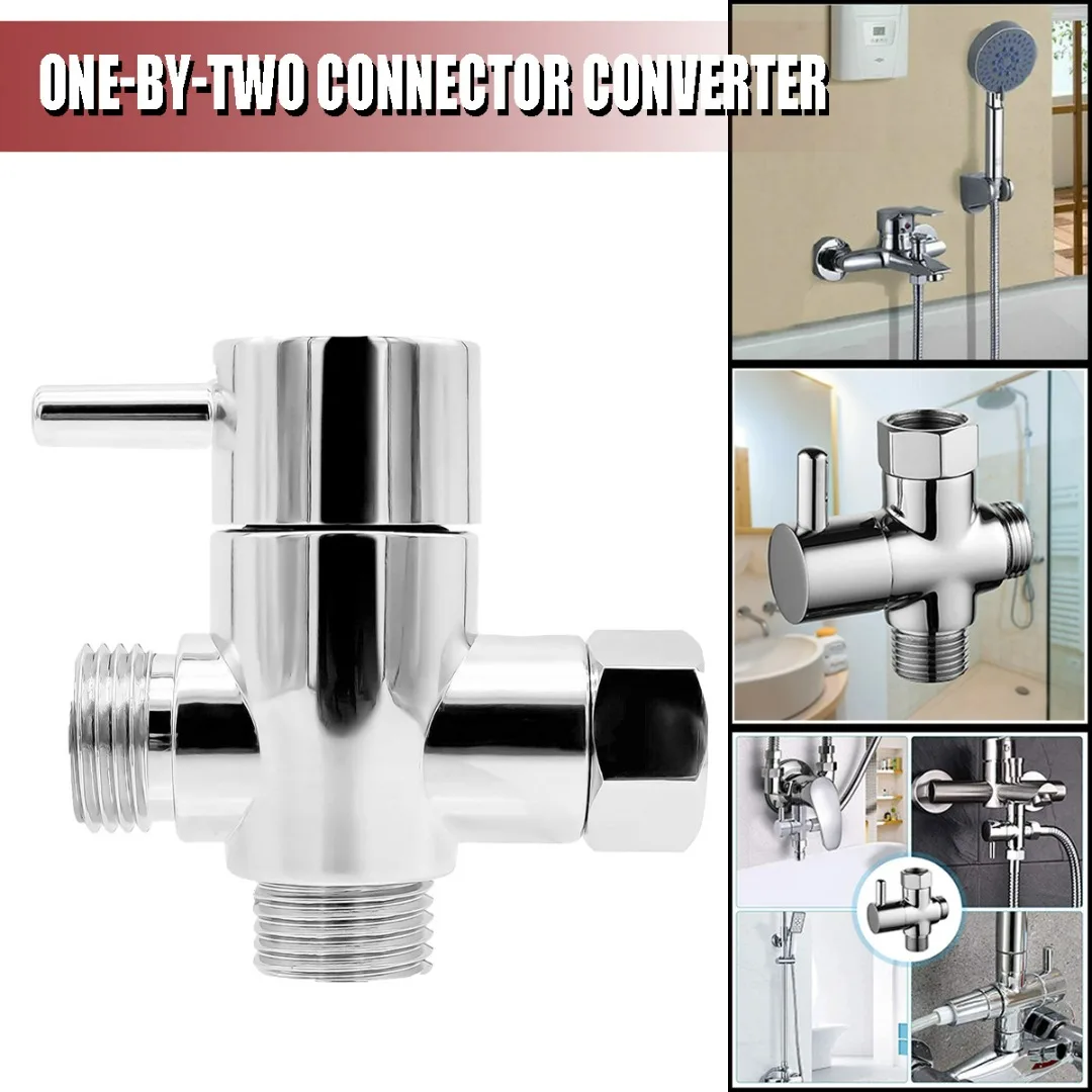 1PC-Adjustable-Shower-Head-Diverter-Three-Function-Switch-Toilet-Bidet ...