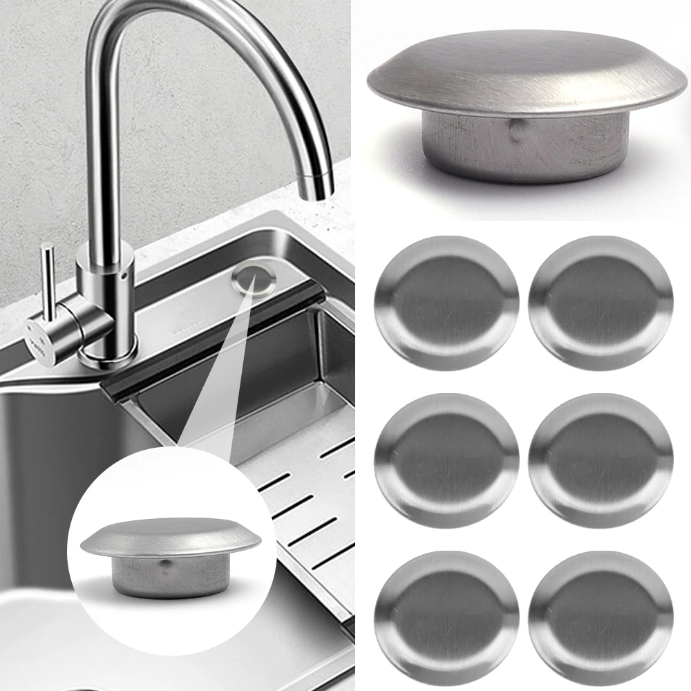 Faucet-Hole-Cover-Stainless-Steel-Water-Blanking-Plug-Stopper-for ...