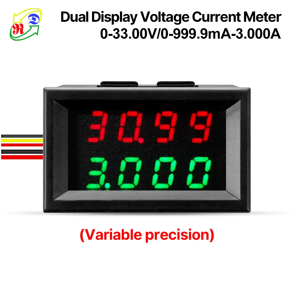 Rd Dual Led Display 4 Bit 0.28 Digital Ammeter Voltmeter Car Voltage ...