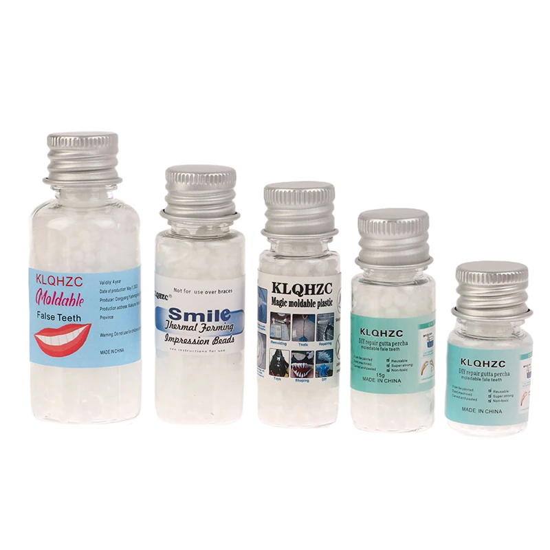 Granulés de réparation dentaire temporaire,5-30ml,colle solide,remplissage de fausses dents ...