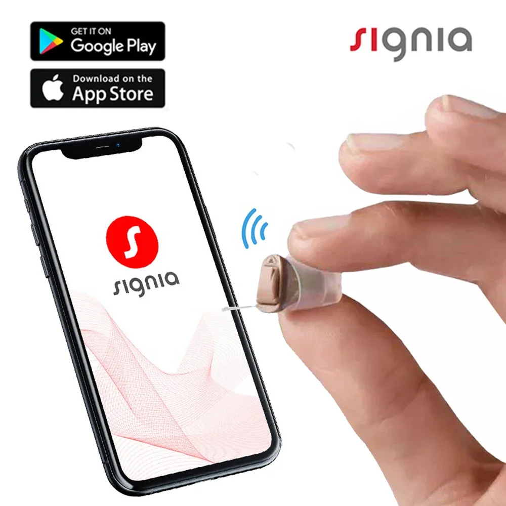 Signia-Invisible-Mini-apparecchi-acustici-8-canali-Digital-Programmable ...