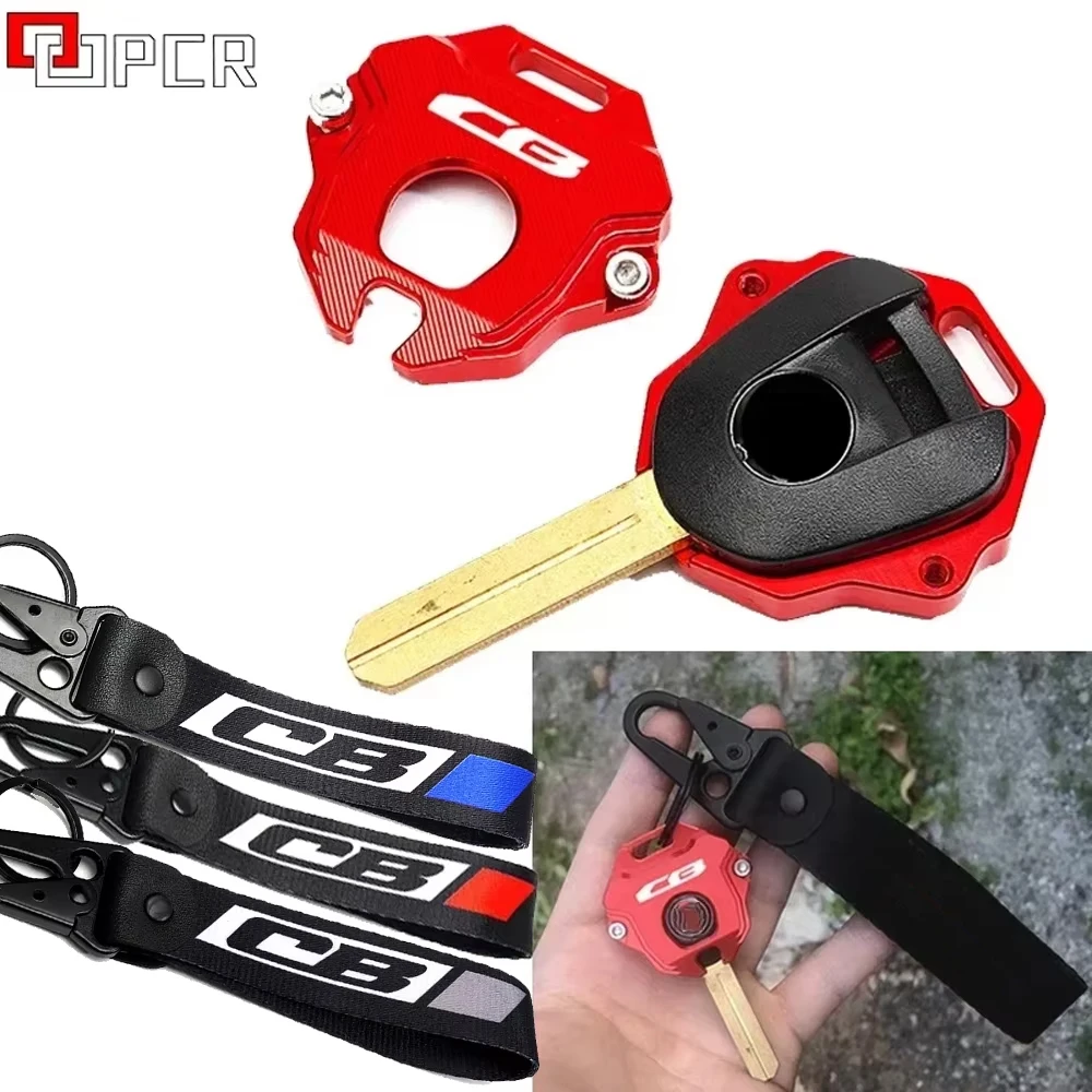 New-Motorcycle-Key-Cover-Case-Shell-Keyring-For-HONDA-CB650R-CBR650R-CB ...